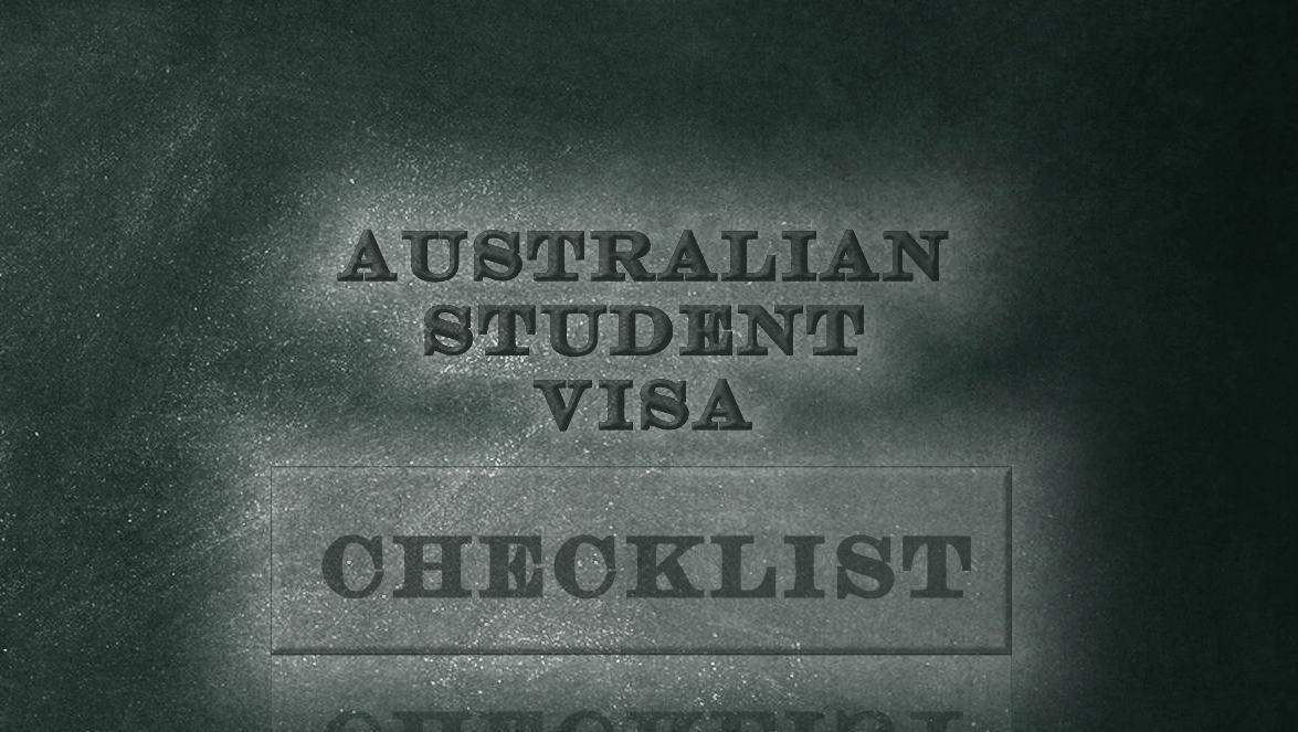 CheckList контроля сбора документов на студенческую визу в Австралию ...